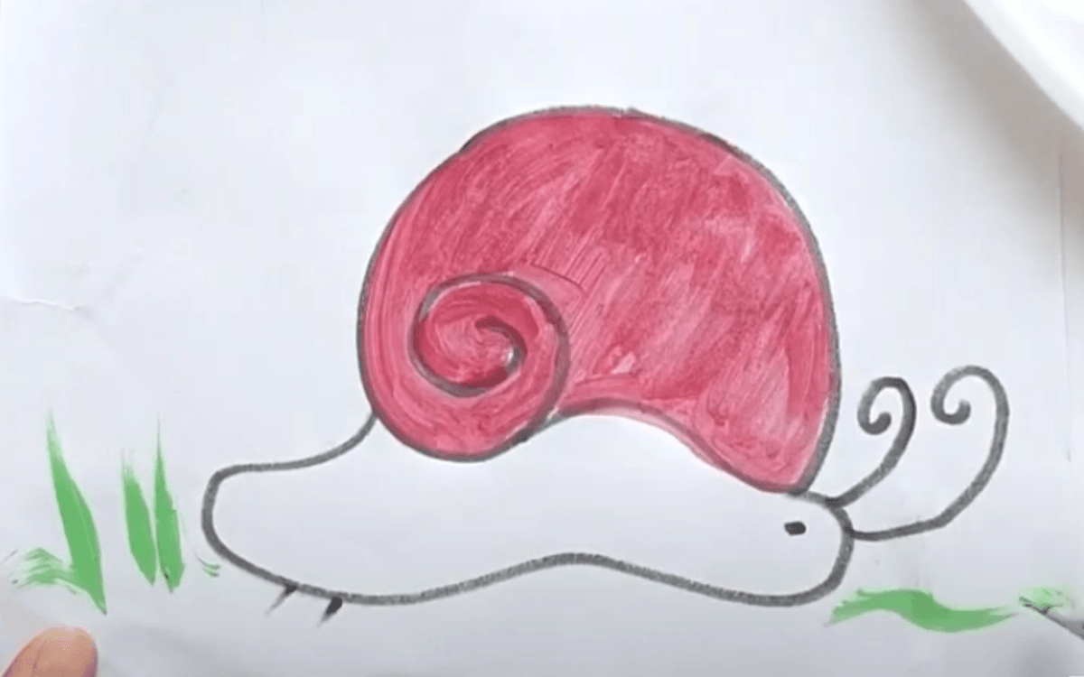 DIY How To Draw Snail with Number 6 Easy For Kids | Artezaar.com Dubai ...