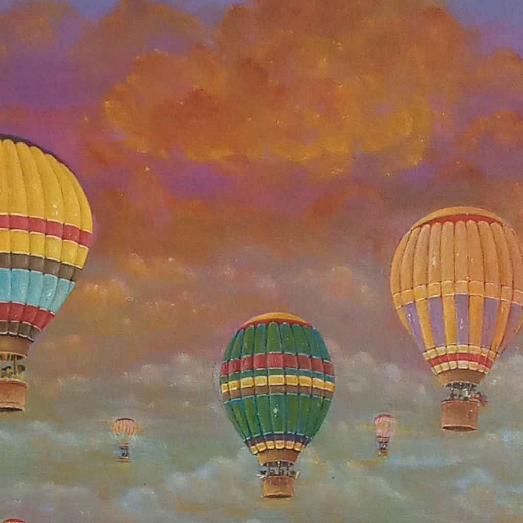 Above The World So High Acrylic Painting | Artezaar.com Online Gallery ...