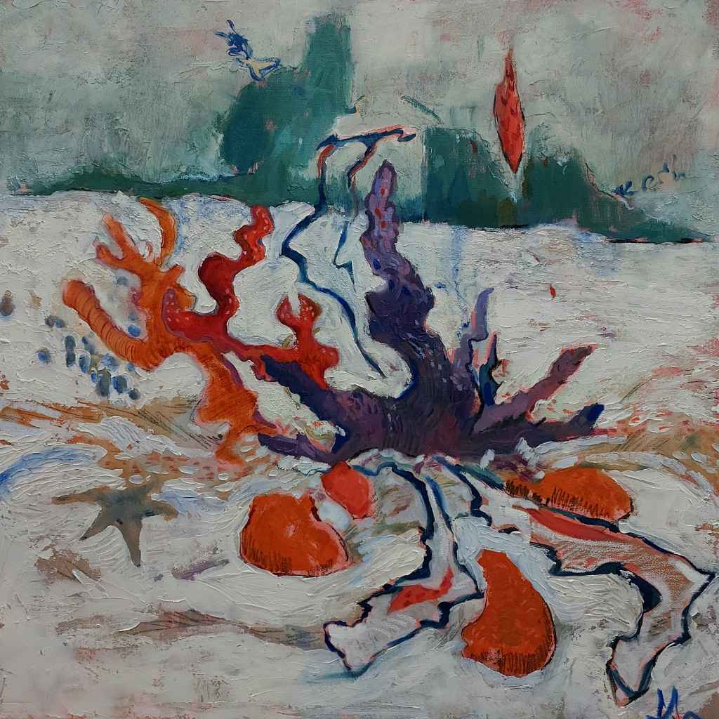 Aquatic Fantasy | Ocean Oil Painting | Artezaar.com Online Art Gallery ...