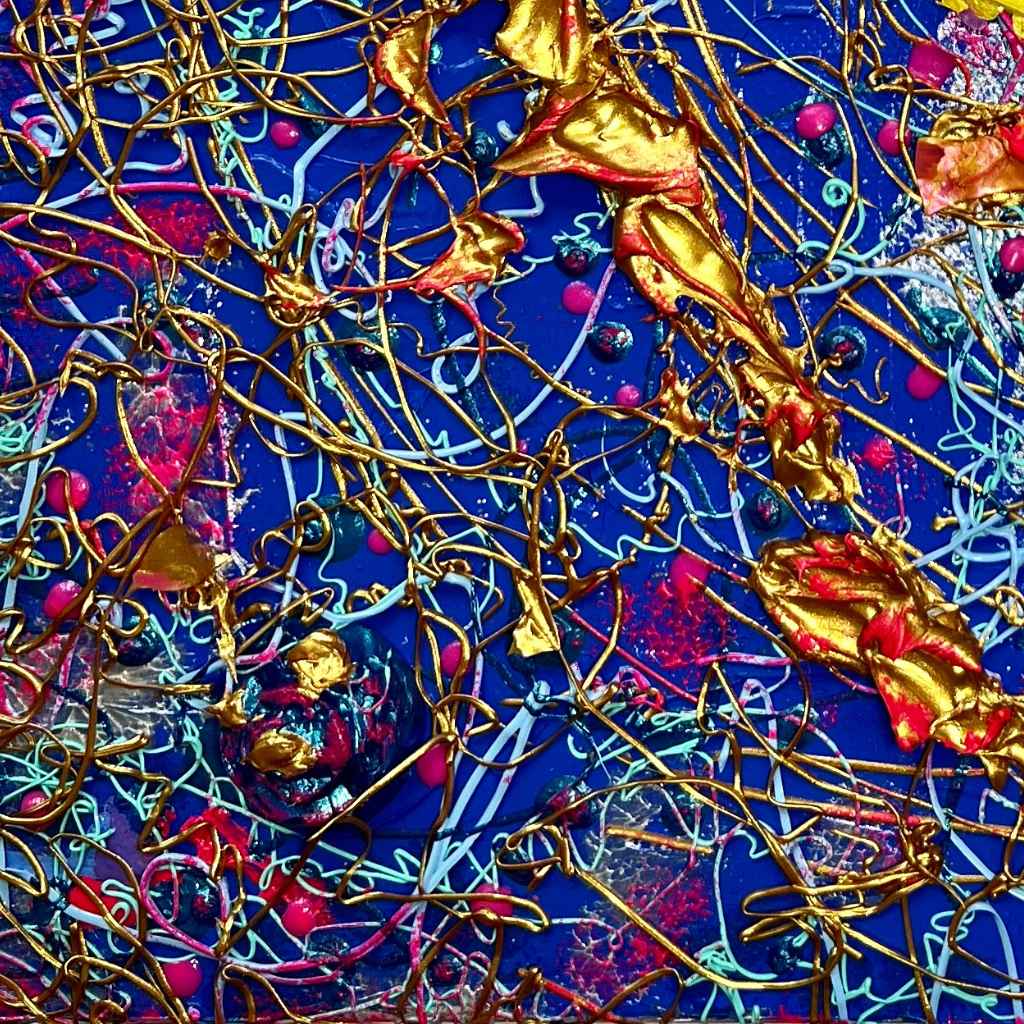 Blue Heart | Acrylic Painting | Artezaar.com Online Art Gallery Dubai