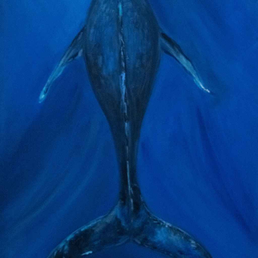 Blue Whale Oil Painting | Artezaar.com Online Art Gallery Dubai