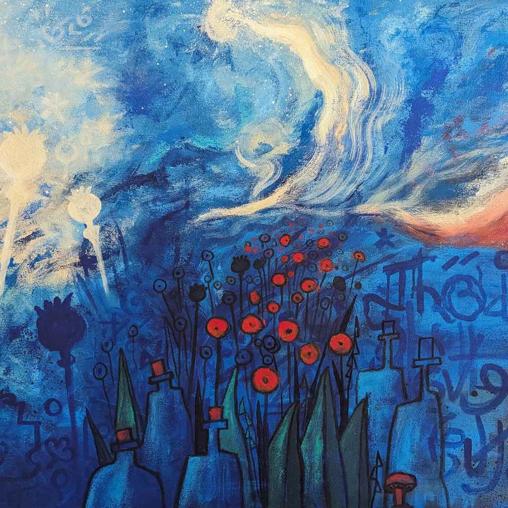 Conscience of the Apothecary | Acrylic painting | Artezaar.com Dubai ...