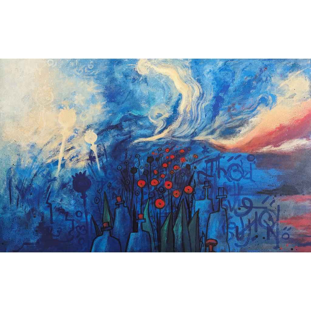 Conscience of the Apothecary | Acrylic painting | Artezaar.com Dubai ...