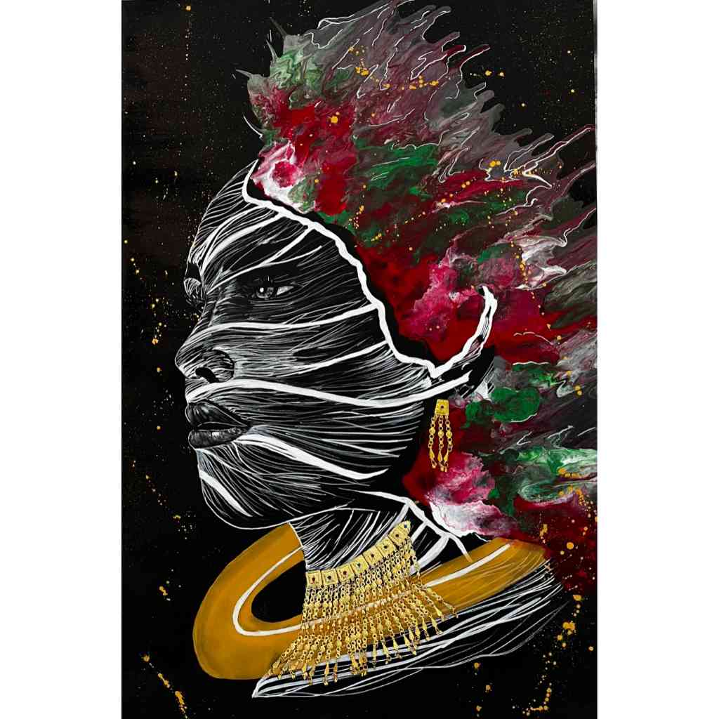 Emirati Women | Acrylic Painting | Artezaar.com Online Art Gallery