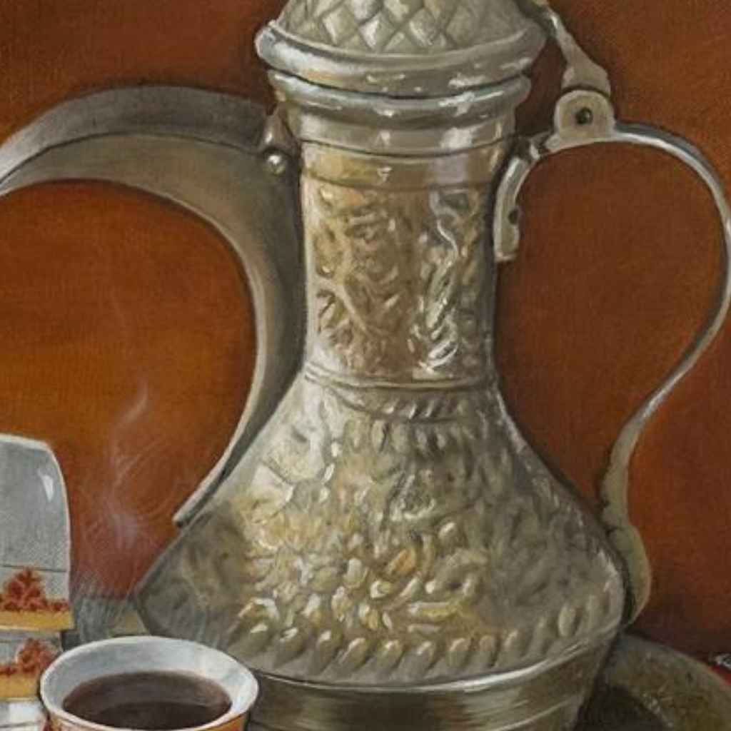 Dallah Oil Painting | Artezaar.com Online Art Gallery Dubai