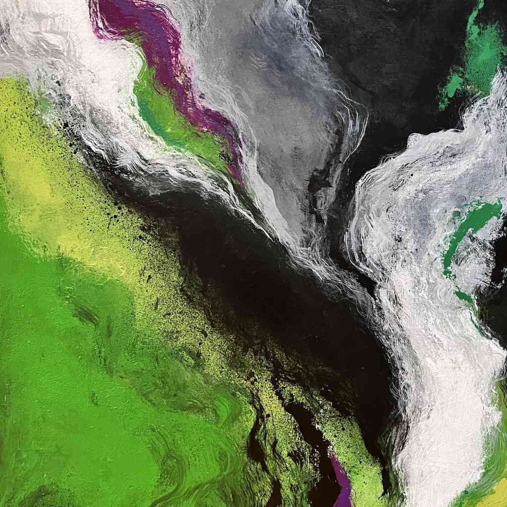 Entropy Fluid State | Acrylic Painting | Artezaar.com Art Gallery Dubai ...