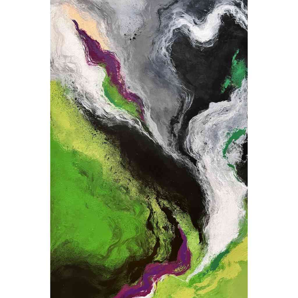 Entropy Fluid State | Acrylic Painting | Artezaar.com Art Gallery Dubai ...