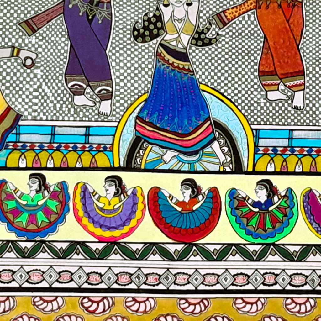 Indian Folklore | Acrylic Painting | Artezaar.com Art Gallery Dubai ...