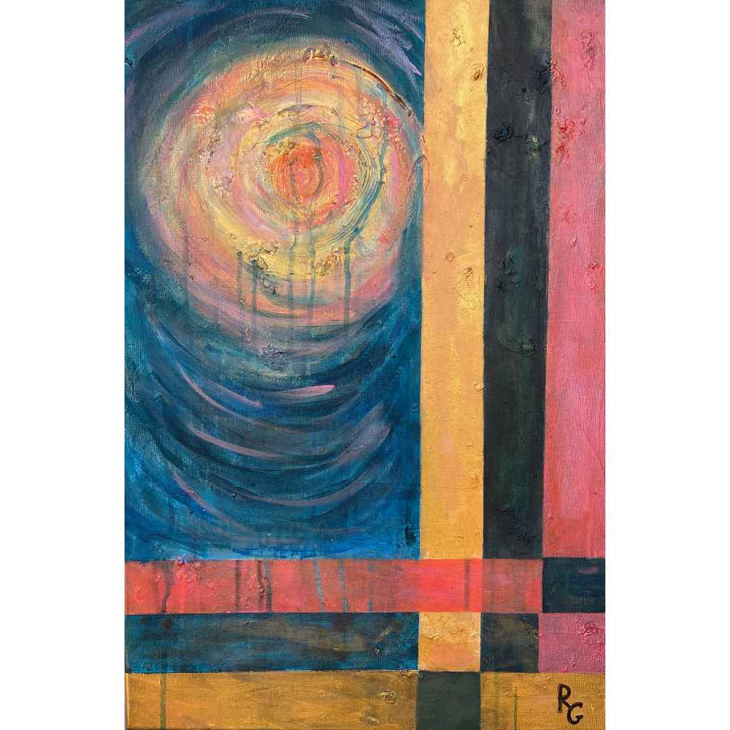 Interlacement | Acrylic Painting | Artezaar.com Art Gallery Dubai ...