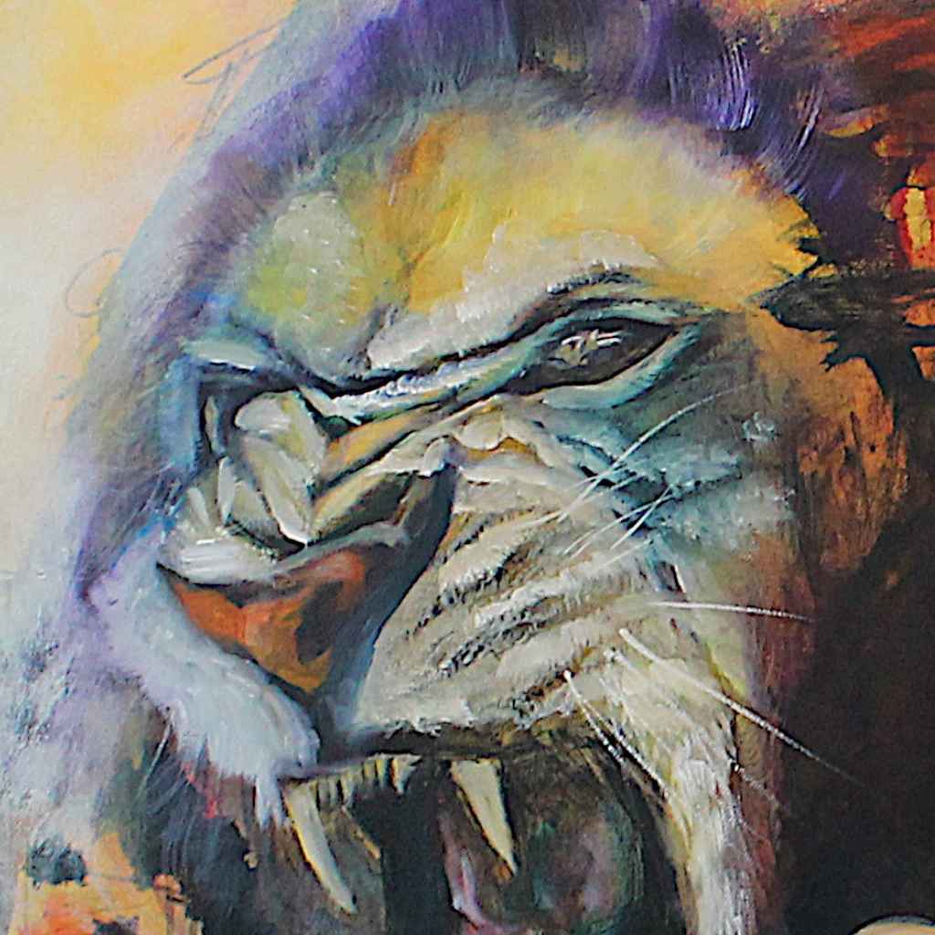 Lady Of Protection Oil Painting | Artezaar.com Art Gallery Dubai ...