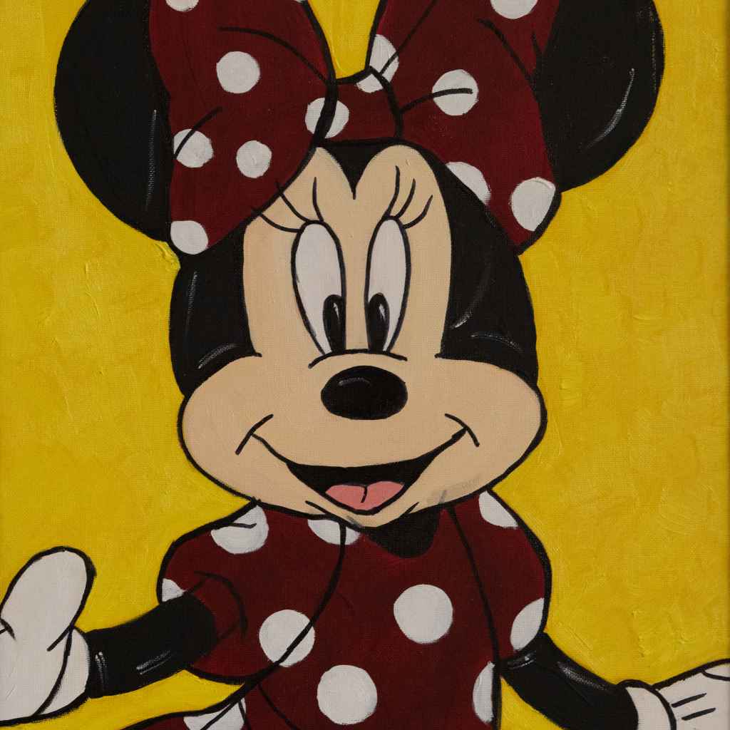Minnie Mouse Oil Painting | Artezaar.com Online Art Gallery Dubai