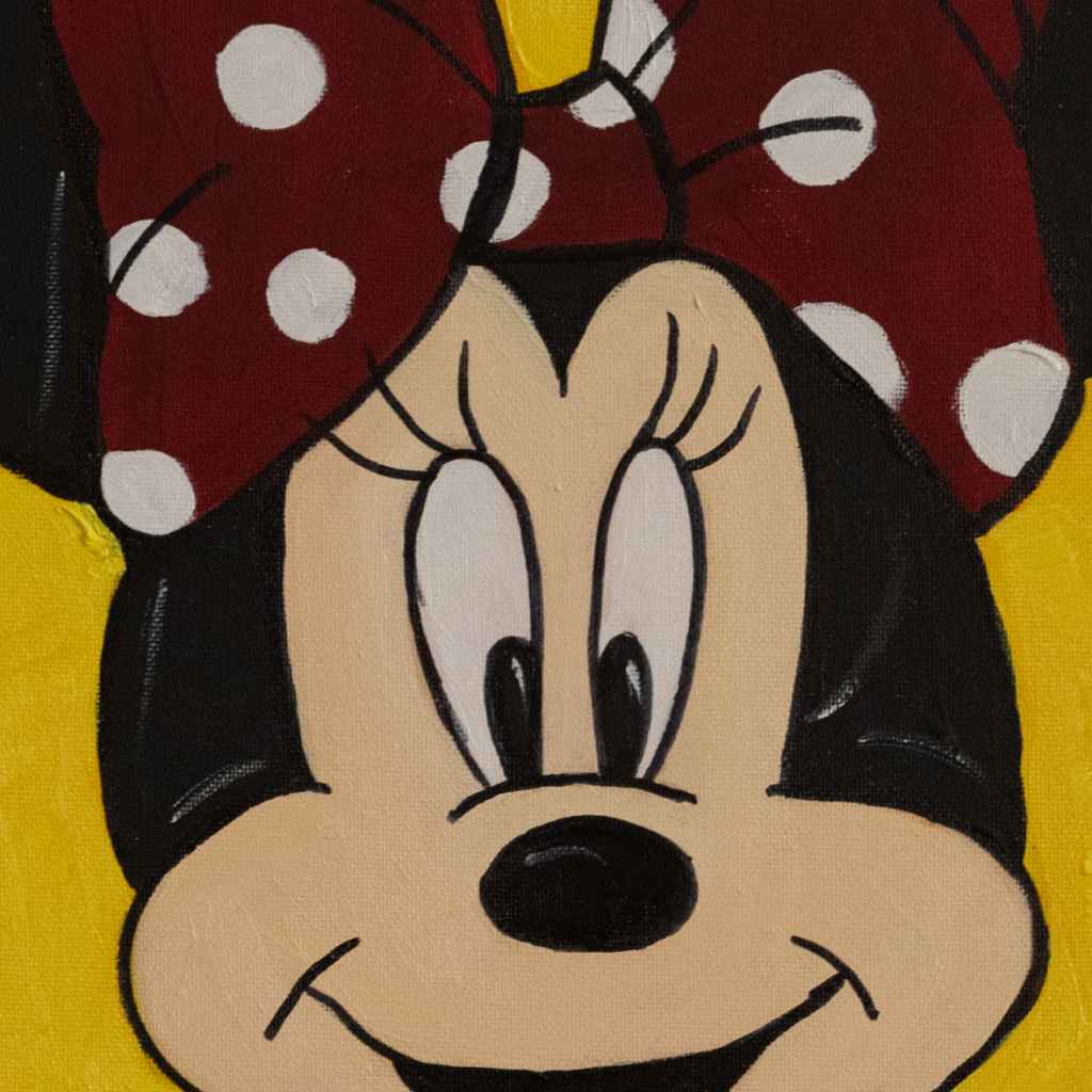 Minnie Mouse Oil Painting | Artezaar.com Online Art Gallery Dubai