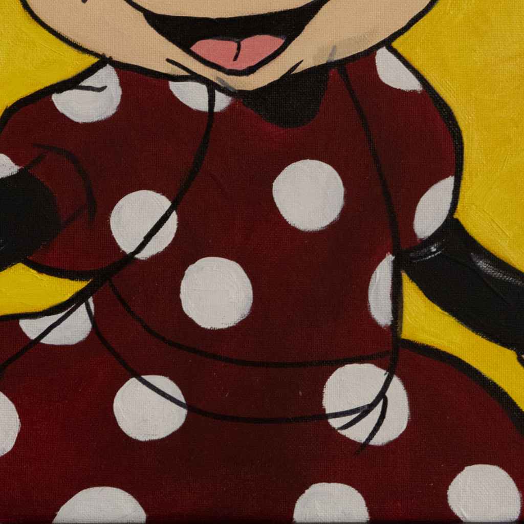 Minnie Mouse Oil Painting | Artezaar.com Online Art Gallery Dubai