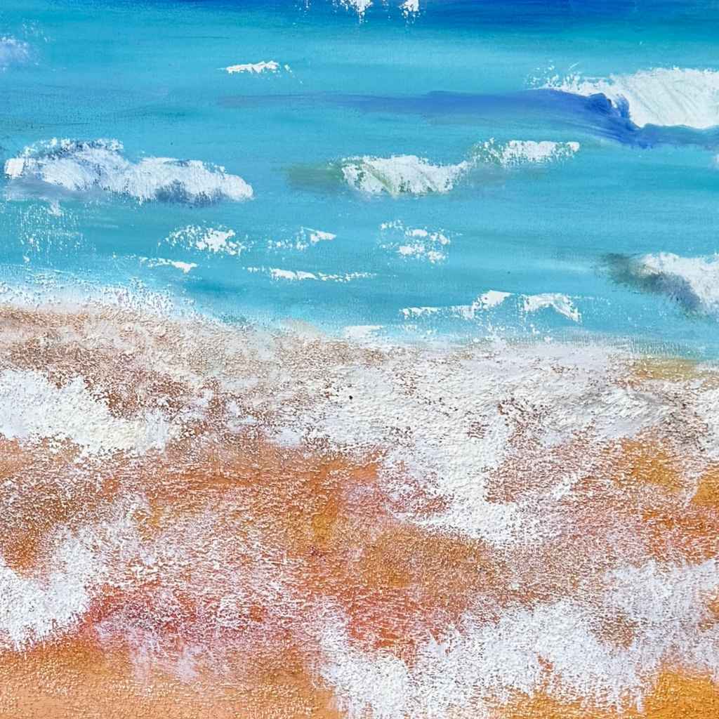 Paradise | Mixed Media Painting | Artezaar.com Art Gallery Dubai ...