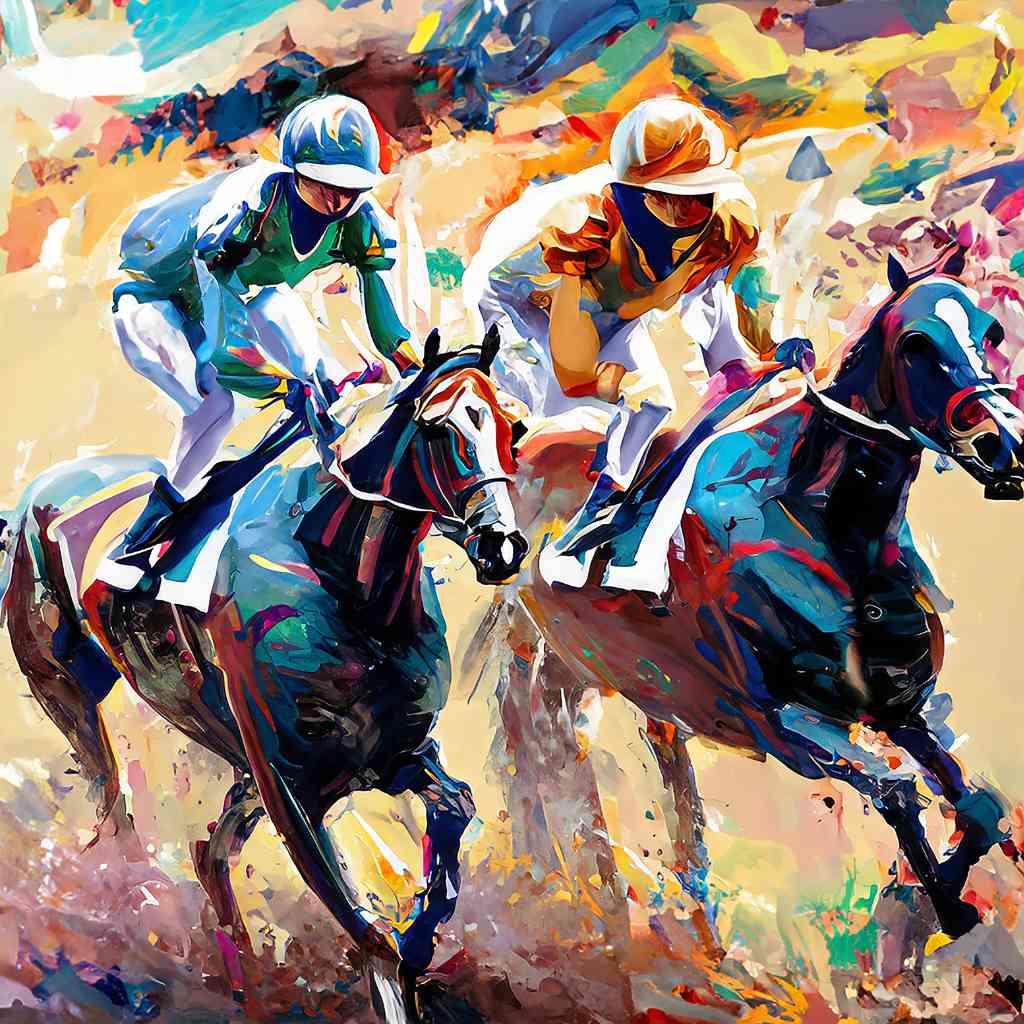 Race Day Gallop | Digital Art Print | Artezaar.com Online Art Gallery