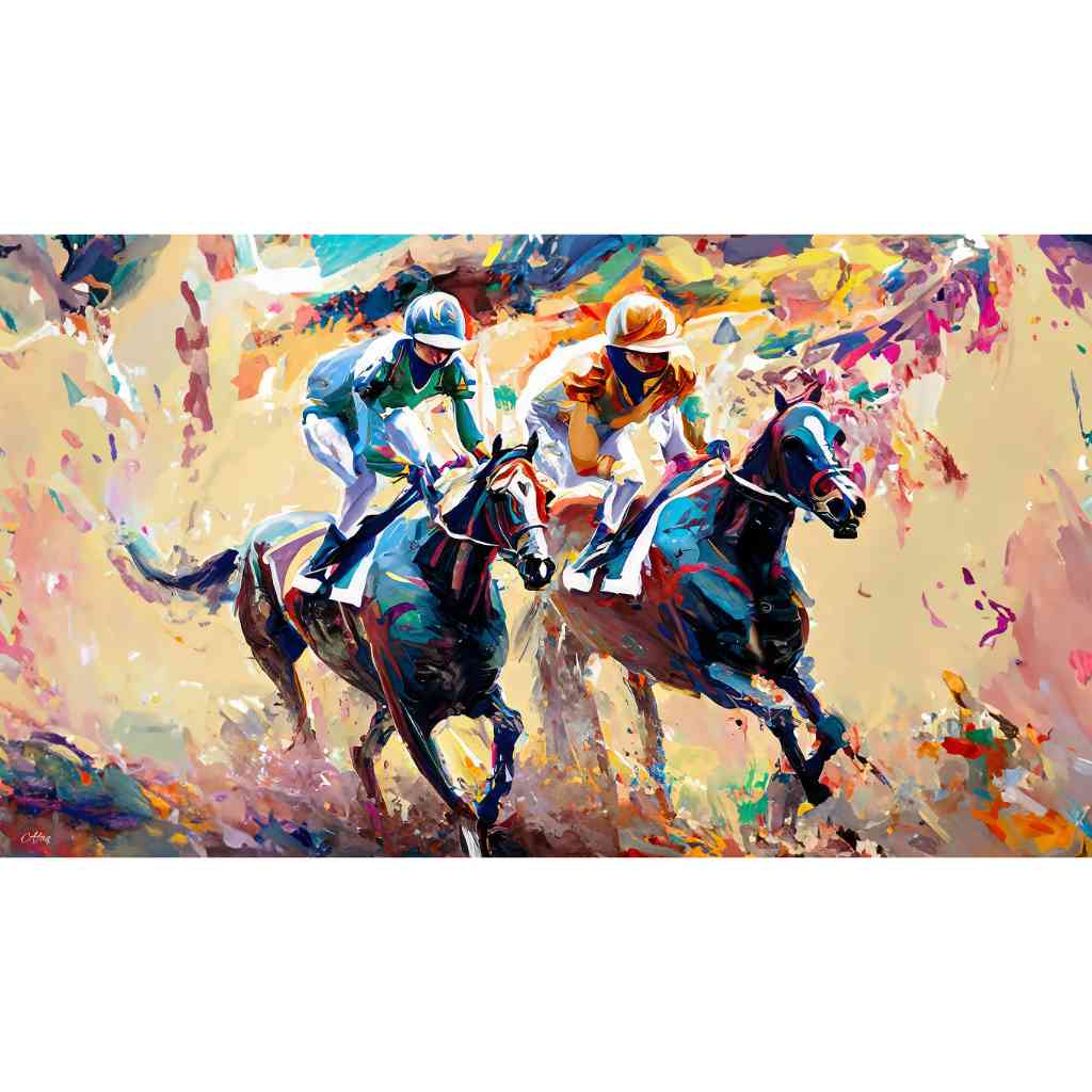 Race Day Gallop | Digital Art Print | Artezaar.com Online Art Gallery