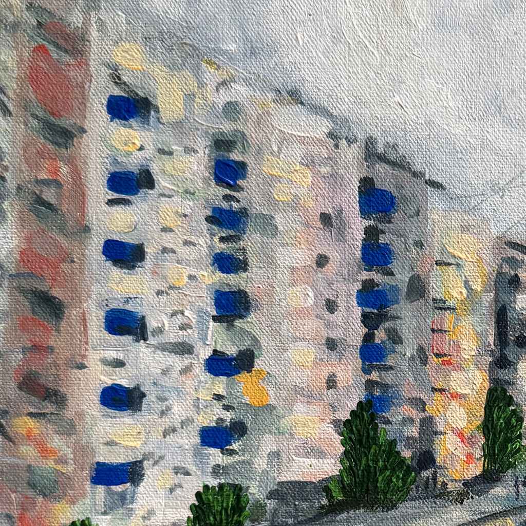 Returning Home | Abstract Acrylic Painting | Artezaar.com Art Gallery ...