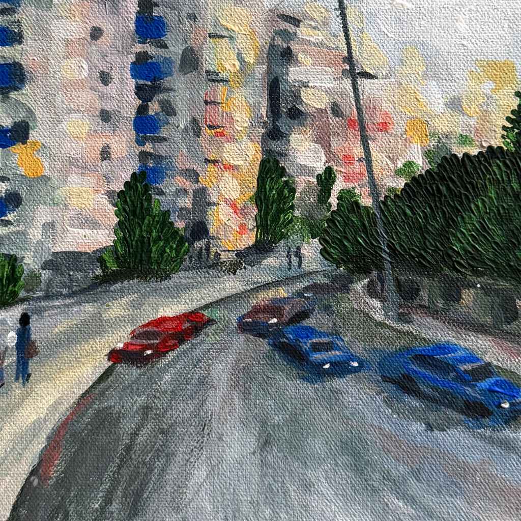 Returning Home | Abstract Acrylic Painting | Artezaar.com Art Gallery ...