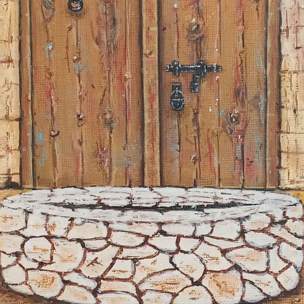 Silence Behind Doors | Acrylic Art | Artezaar.com Art Gallery Dubai ...