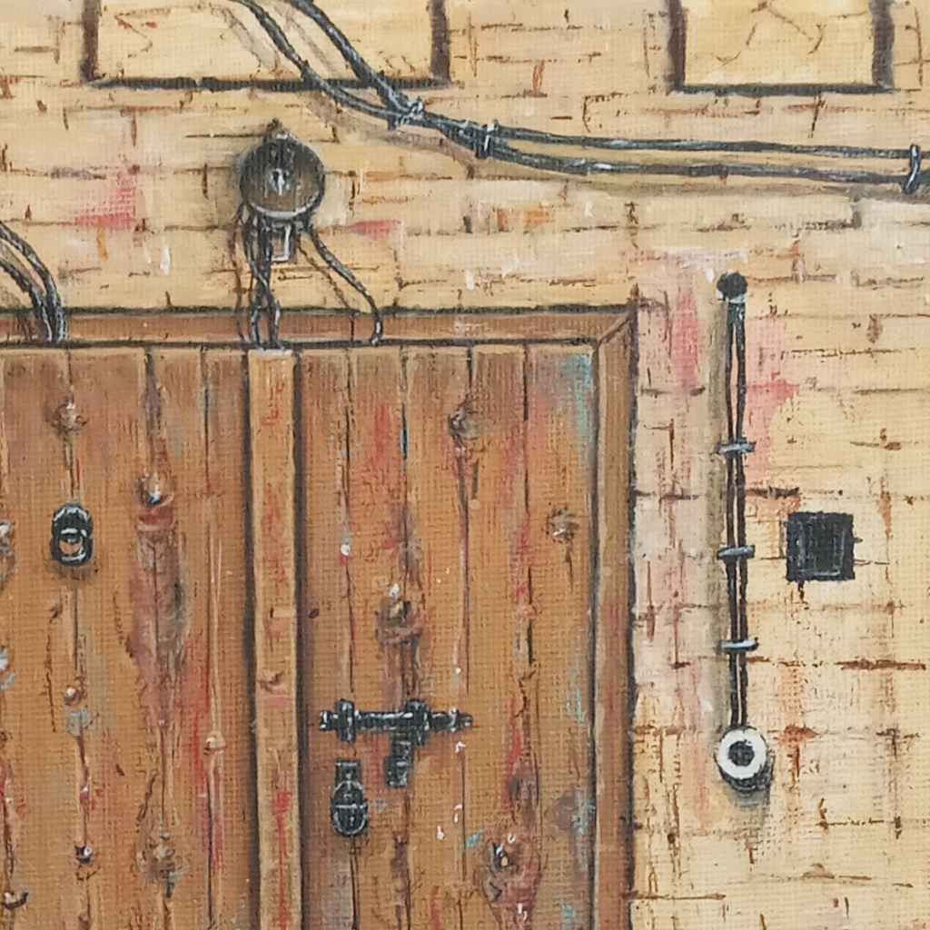 Silence Behind Doors | Doors Acrylic Art | Artezaar.com Art Gallery ...