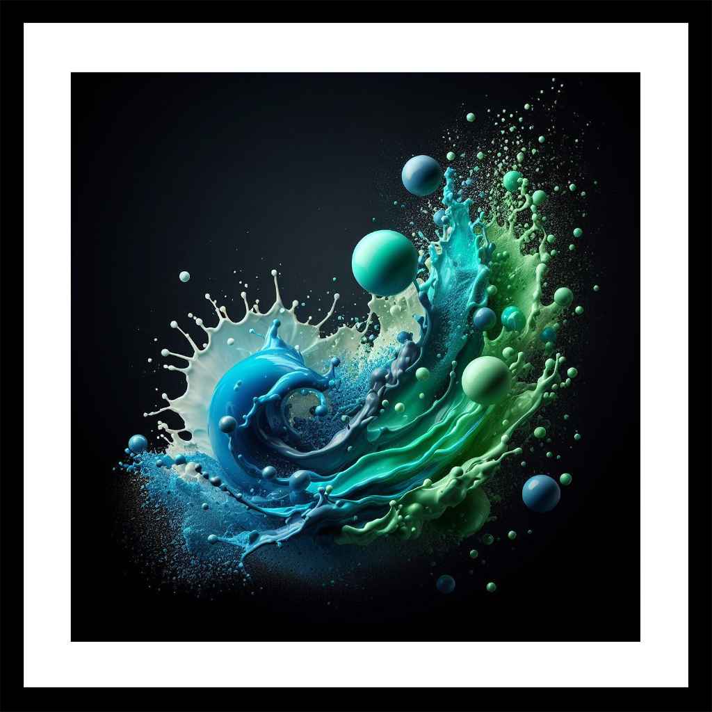 Splash 2 Digital Print | Artezaar.com Online Art Gallery Dubai