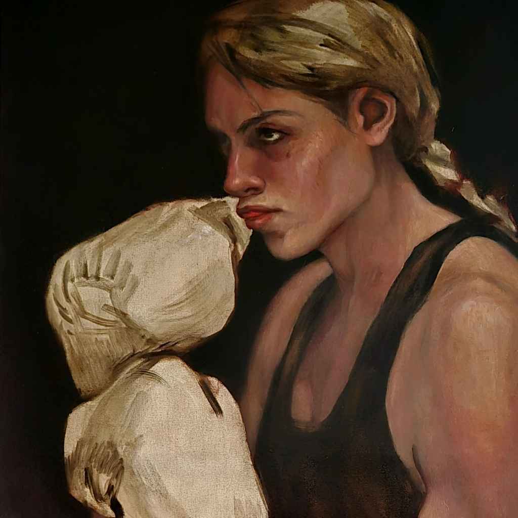 Strength Of Spirit 1 | Boxing Oil Painting | Artezaar Online Art ...