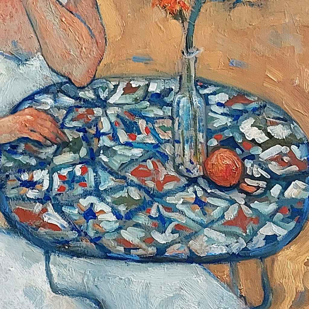 Summer | Woman Acrylic Painting | Artezaar.com Online Art Gallery Dubai