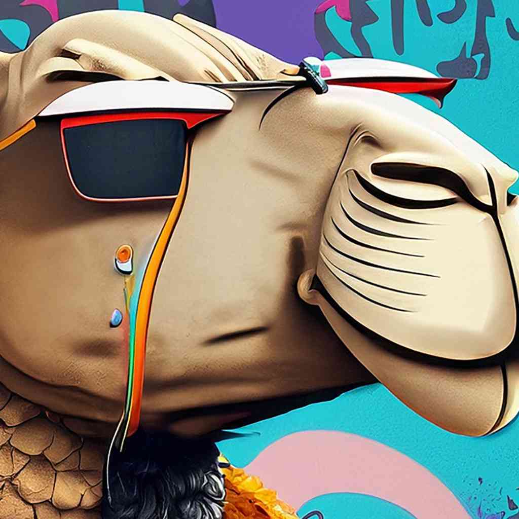 The Grooving Camel | Digital Art Print | Artezaar.com Art Gallery Dubai ...