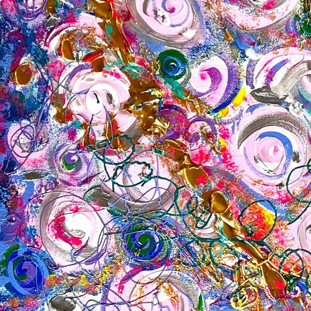 Vibration of heart | Acrylic Painting | Artezaar.com Art Gallery Dubai ...