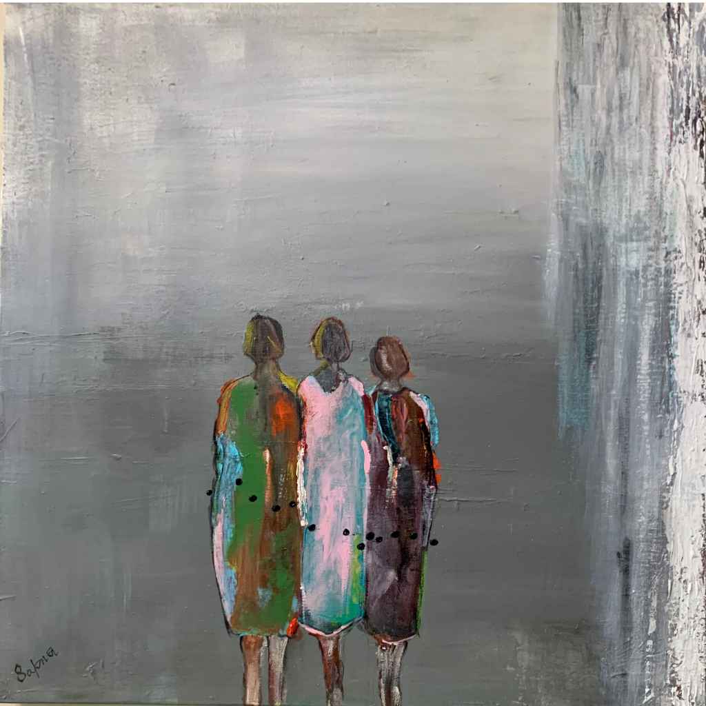 Three musketeers | Acrylic Painting | Artezaar.com Art Gallery Dubai ...