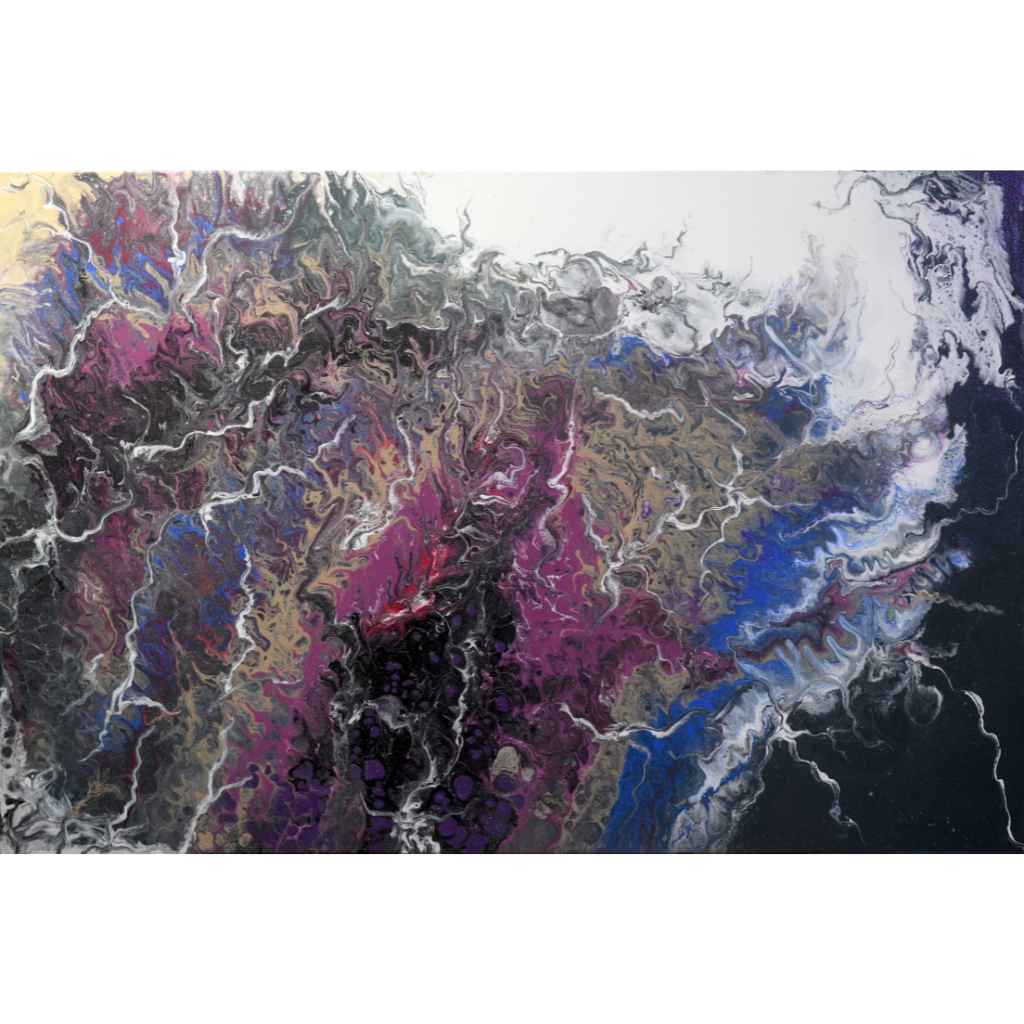 Torrent Acrylic Painting | Artezaar.com Online Art Gallery Dubai