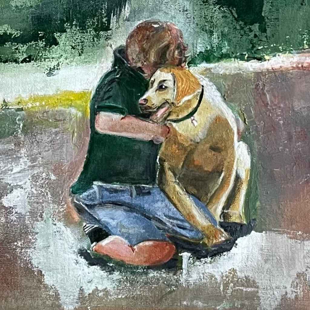 Unwavering love | Acrylic Painting | Artezaar.com Art Gallery Dubai ...