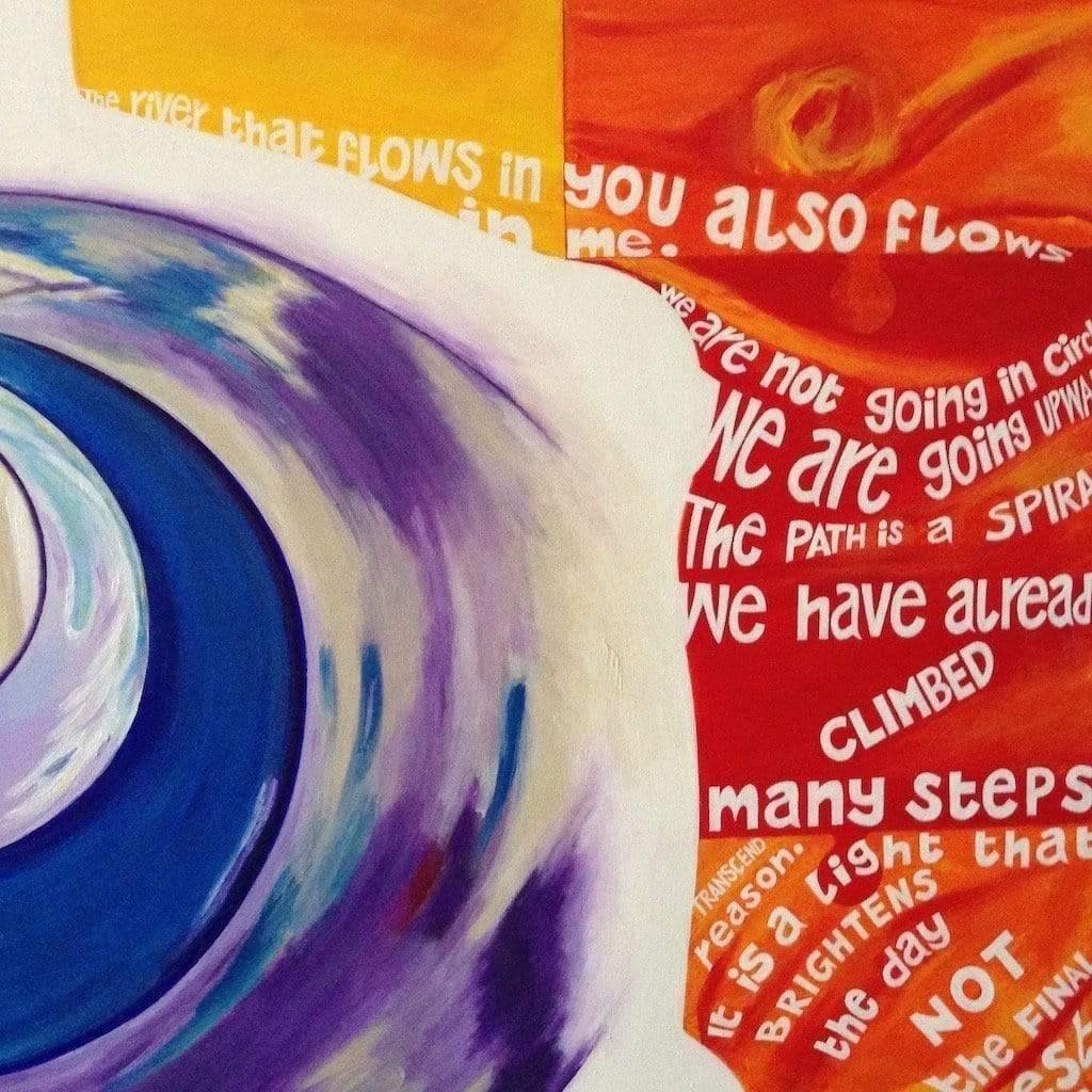 Abstract Acrylic Painting | Aham Bramhasmi | Aretzaar.com Dubai ...