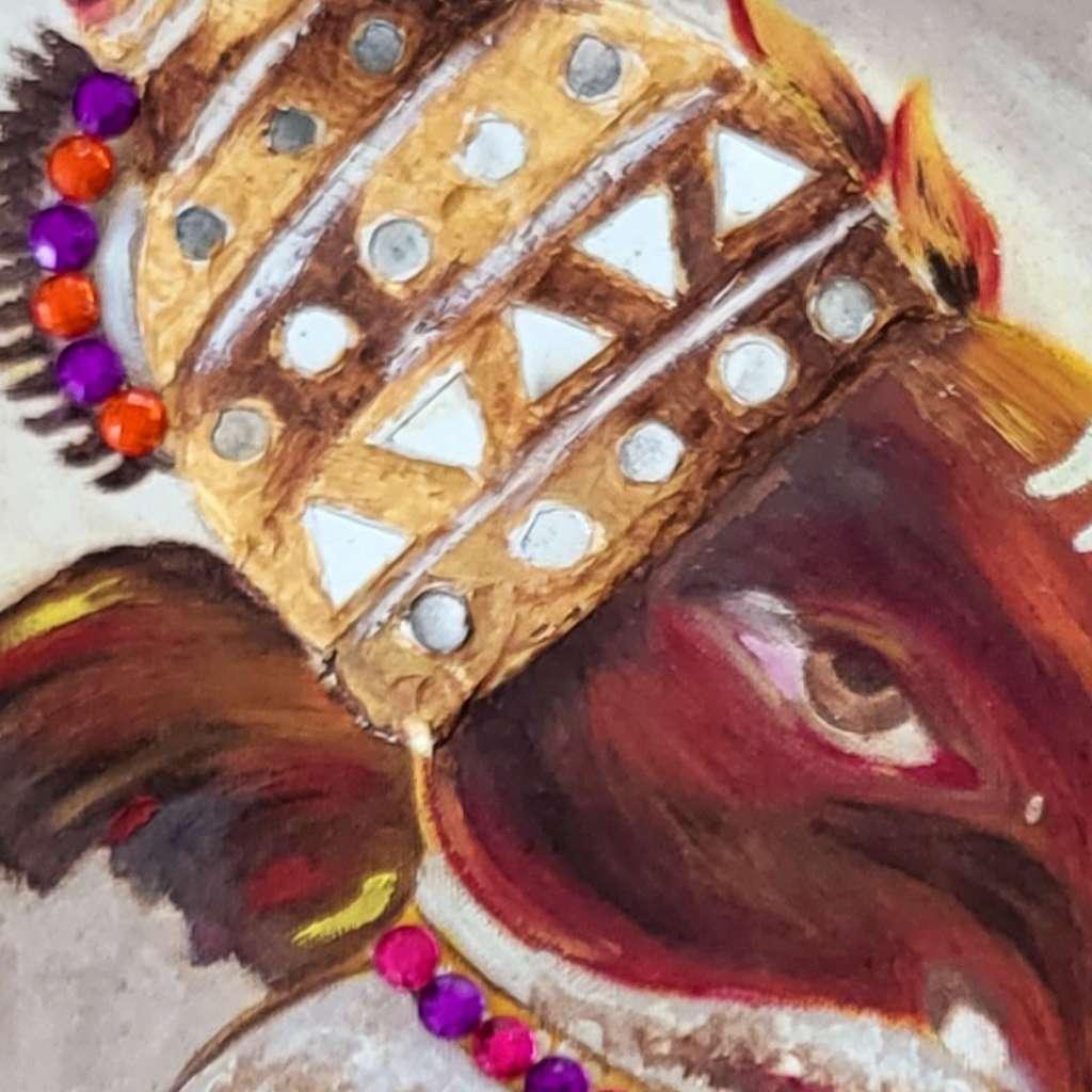 Ashrith | Ganesha Oil Painting | Abstract | Artezaar.com Art Gallery ...