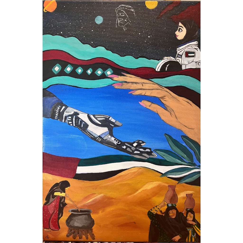 Dream-A sustainable future | Abstract Painting | Artezaar.com Gallery ...