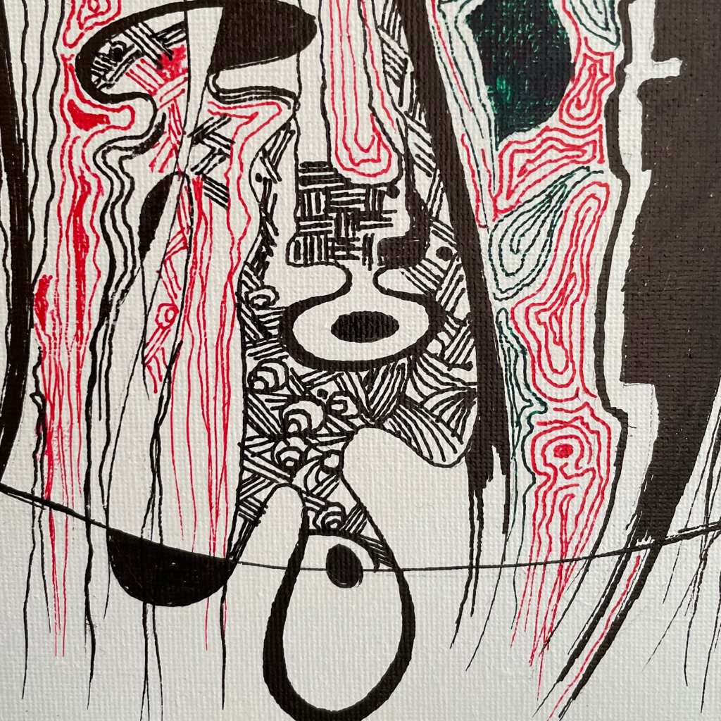 Greater Heights | Ink on Canvas | Artezaar.com Art Gallery Dubai ...