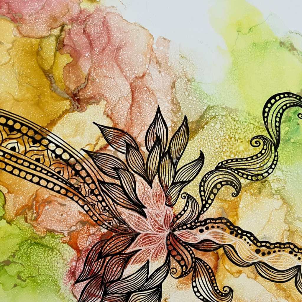 Spring Explosion | Mixed Media Painting | Artezaar.com Art Gallery ...