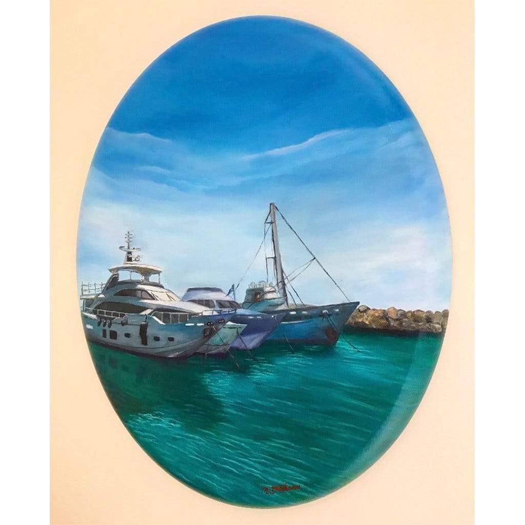 Abstract Art | Oil Painting | Boats Life | Artezaar Art Gallery Dubai ...