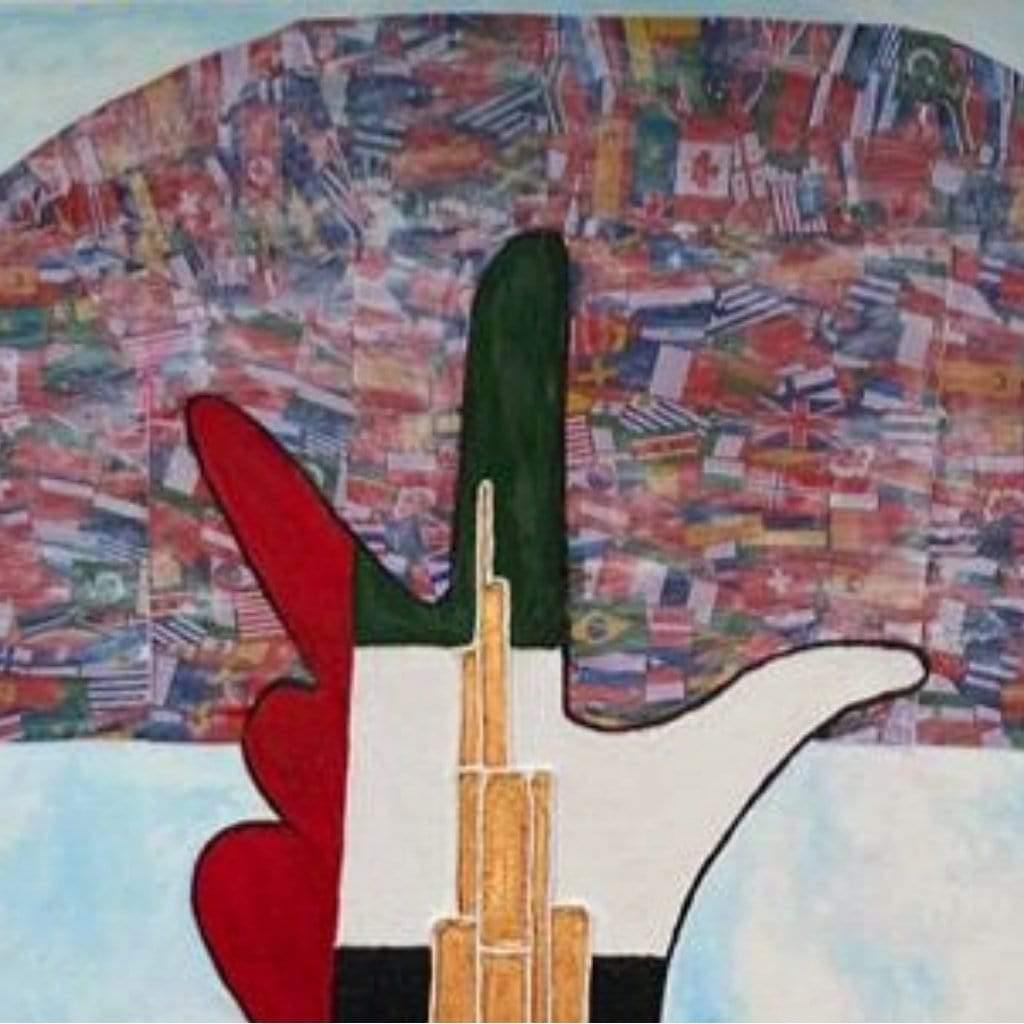 Mixed Media Painting | Coherence | Artezaar Online Art Gallery Dubai ...