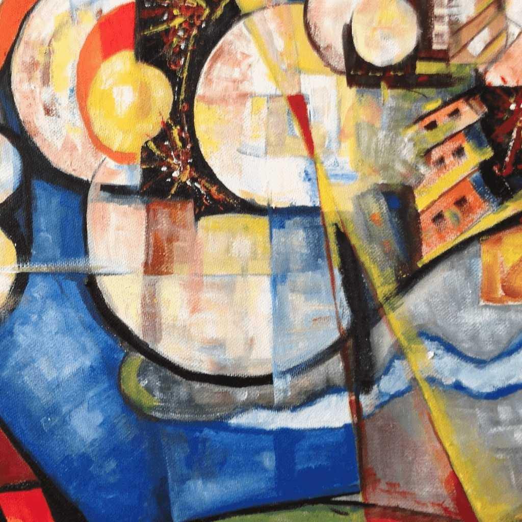 Abstract Painting | Conflict 2017 | Artezaar.com Online Art Gallery