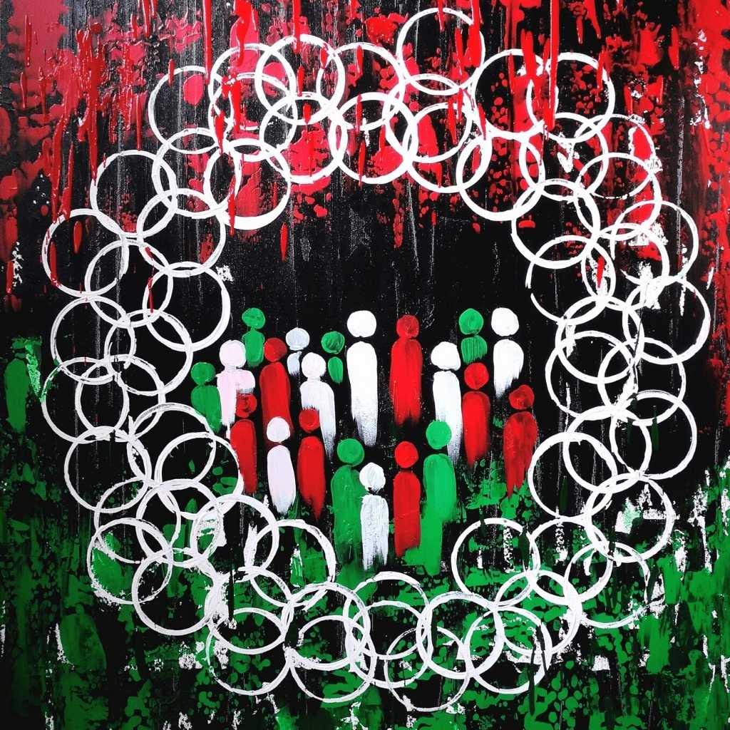 Buy Acrylic Painting | Connecting Minds Creating Future | Artezaar.com ...