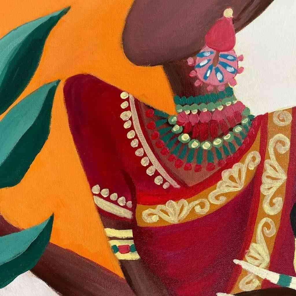 Fine Art Acrylic Painting | Cultural Unity | Artezaar.com Dubai ...