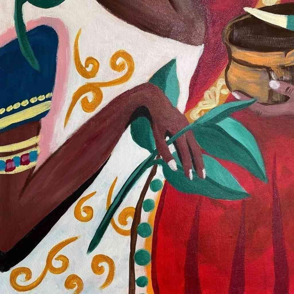 Fine Art Acrylic Painting | Cultural Unity | Artezaar.com Dubai ...