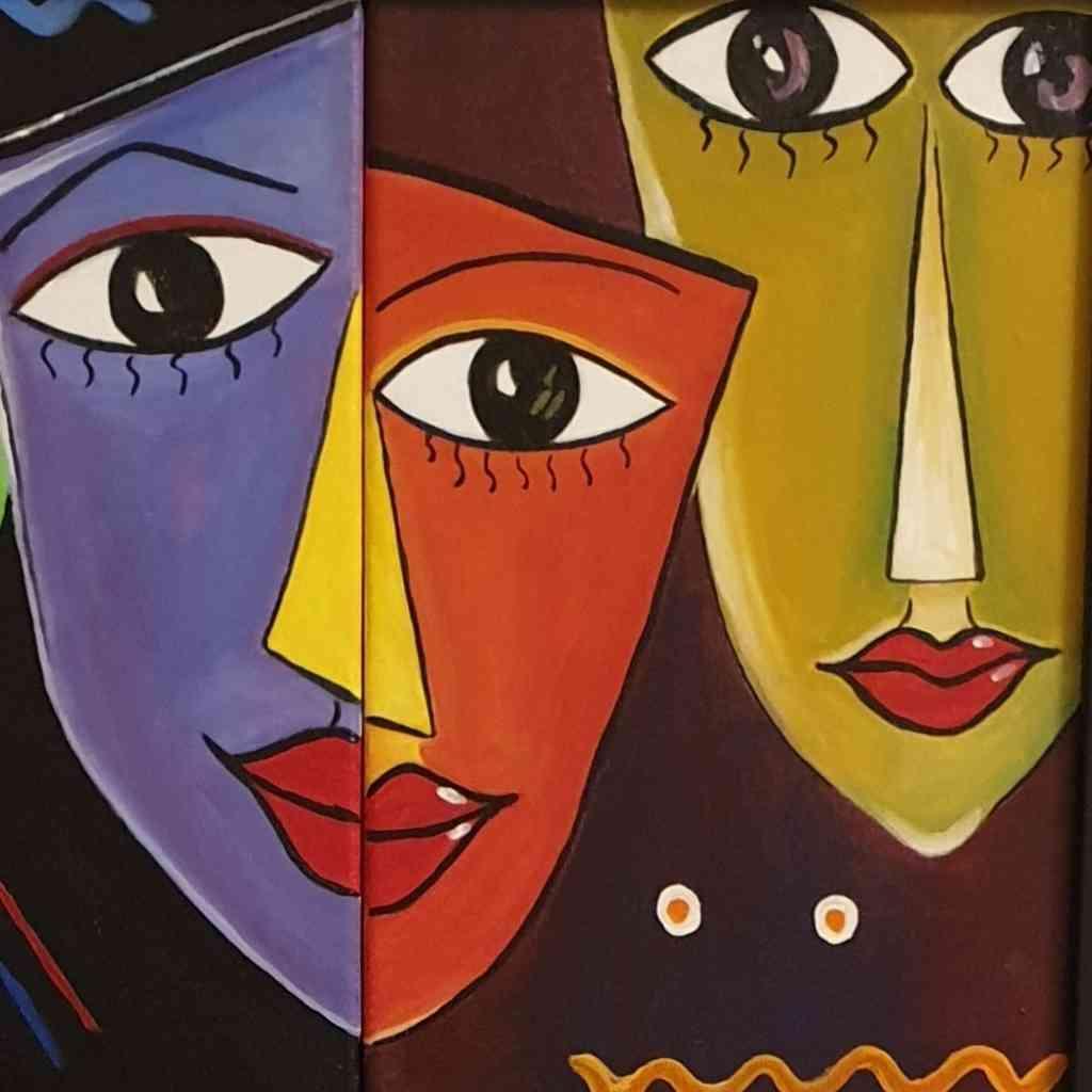 Acrylic Painting | Faces | Artezaar.com Online Art Gallery Dubai