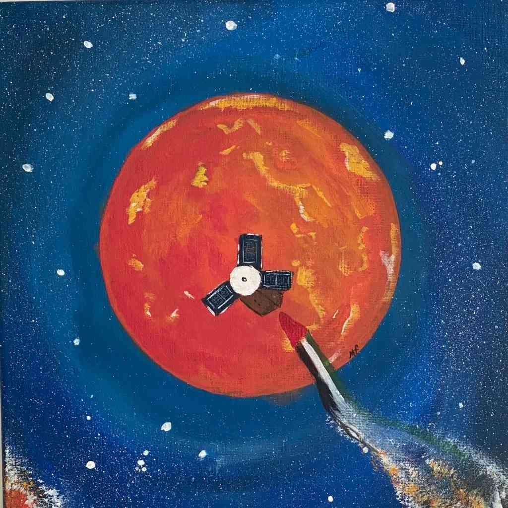 Buy Acrylic Paintings | From Desert To Mars | Artezaar.com Art Gallery ...