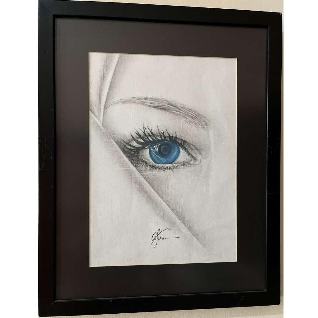Fine Art Sketch and Drawing | Gaze | Artezaar Art Gallery Dubai ...