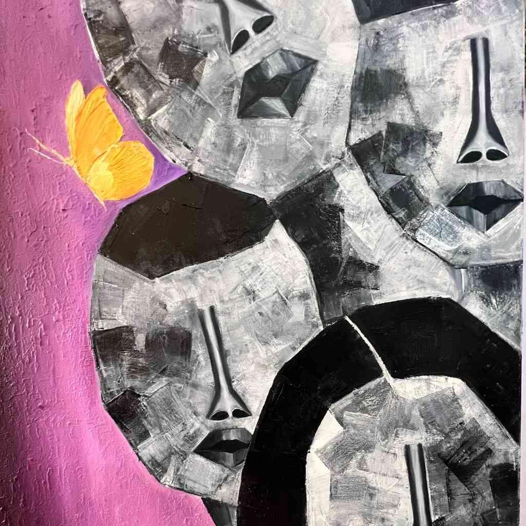 Oil Painting | Incorporeal Faces | Artezaar.com Online Art Gallery