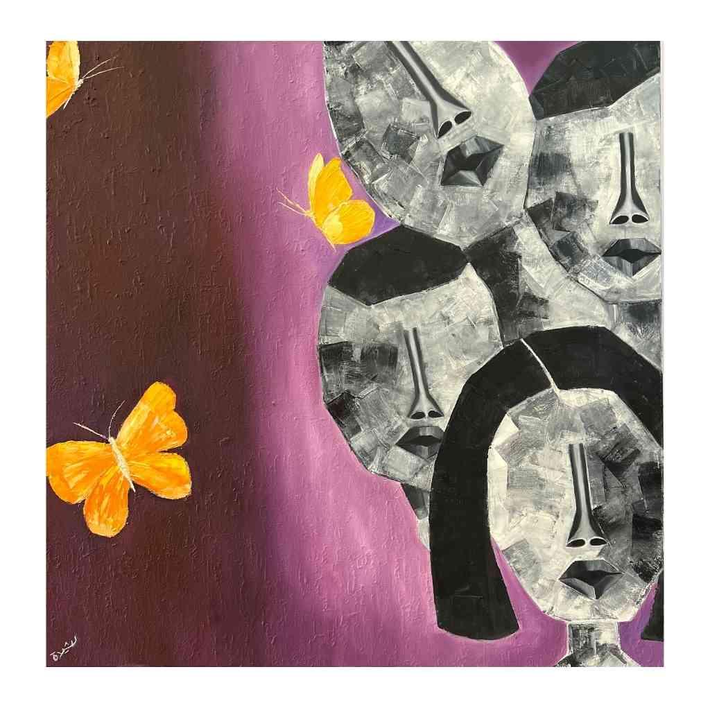 Oil Painting | Incorporeal Faces | Artezaar.com Online Art Gallery