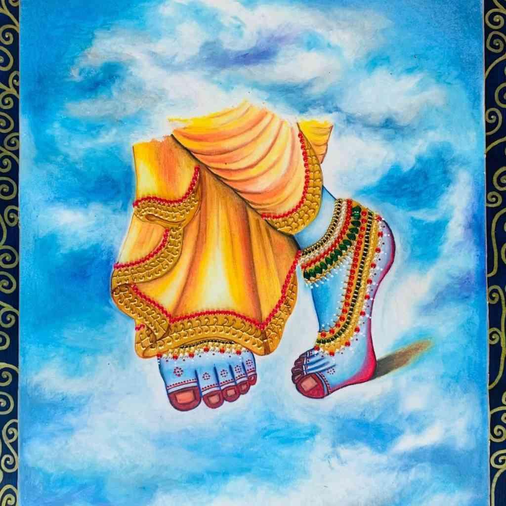 Mixed Media Painting | Lord's Blessings | Artezaar.com Online Art ...