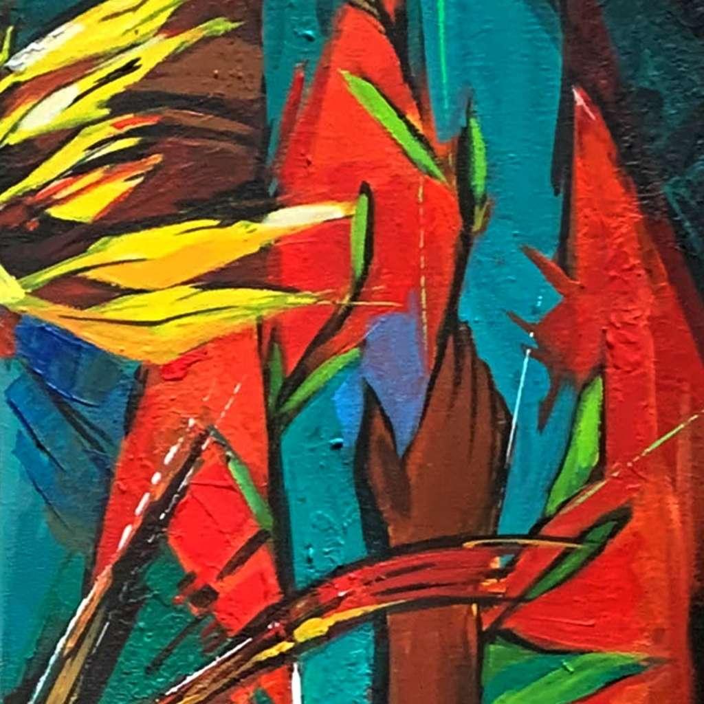 Rhythm of ecstasy | Acrylic painting | Artezaar.com Art Gallery ...